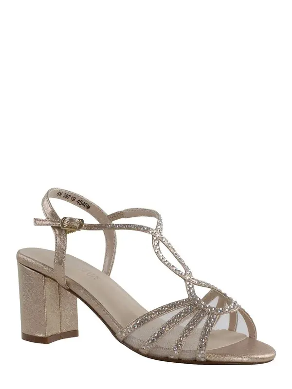 TOUCH UPS Anna Glitter Sandal - Champagne