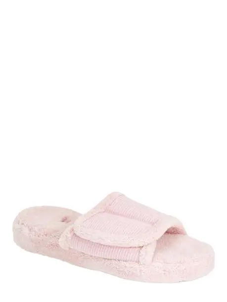 Acorn Waffle Spa Slide Slipper - Pink