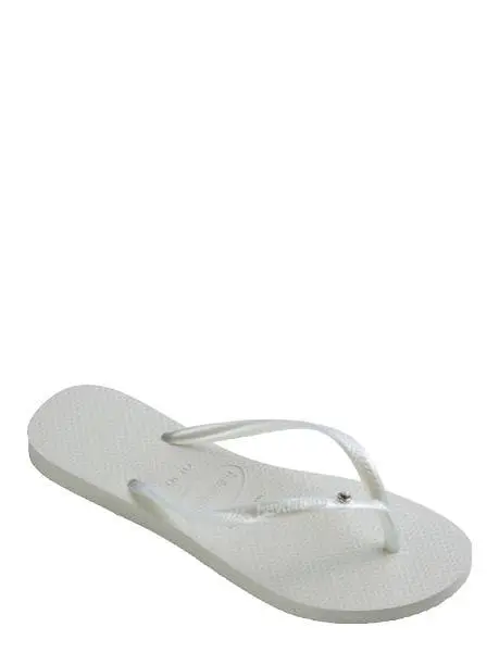 Havaianas Slim Crystal Flip-flop - White