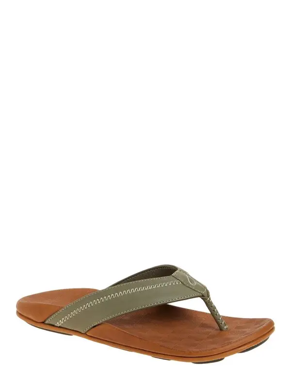 Olukai Hiapo Flip Flop - Odyssey Grey / Sahara