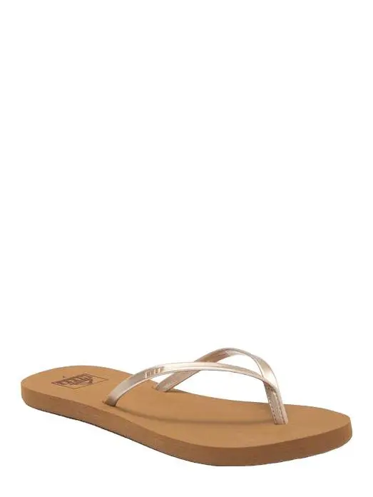 Reef Bliss Nights Flip Flop - Tan/champagne
