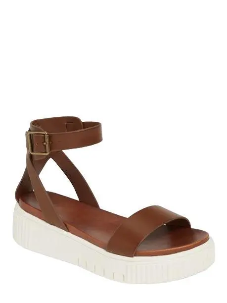 Mia Lunna Platform Sandal - Cognac