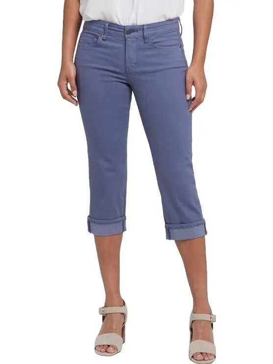 NYDJ Marilyn Straight Leg Capri Jeans - Cascade Lake