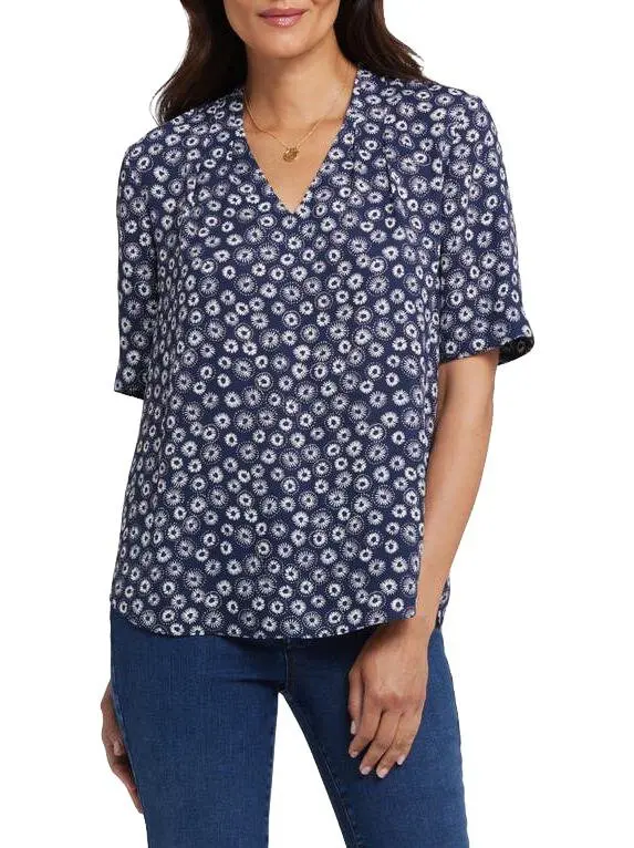 NYDJ Charming V-neck Top - Costa Nova