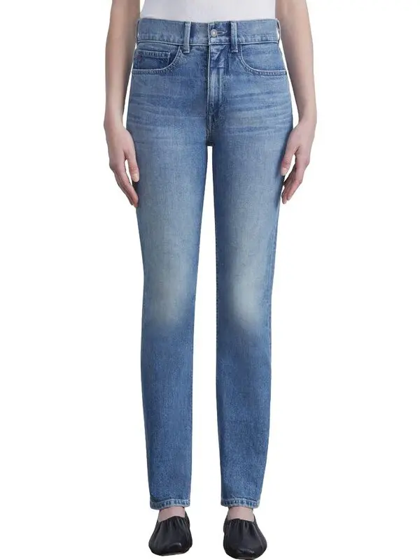 Lafayette 148 New York Reeve Ankle Jeans - Faded Skyline