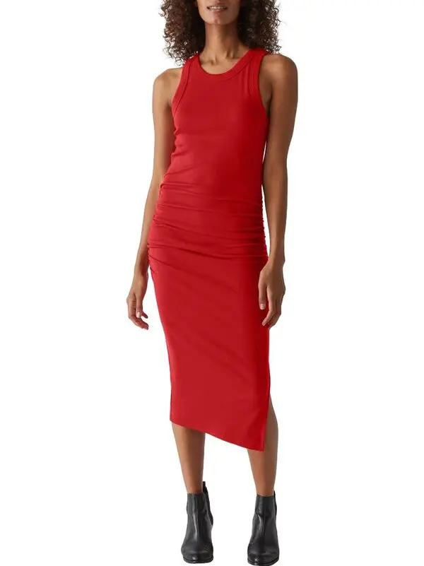 Michael Stars Wren Side Slit Midi Dress - Tamale