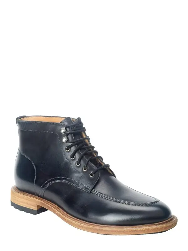 WARFIELD & GRAND Trench Lace-up Boot - Black