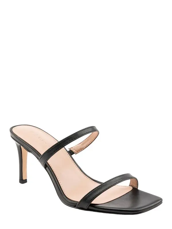 Bcbgmaxazria Eneration Salin Slide Sandal - Black Leather
