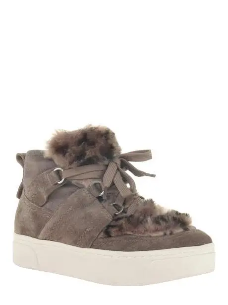 NAKED FEET Evolution Platform Sneakers - Brown Leather