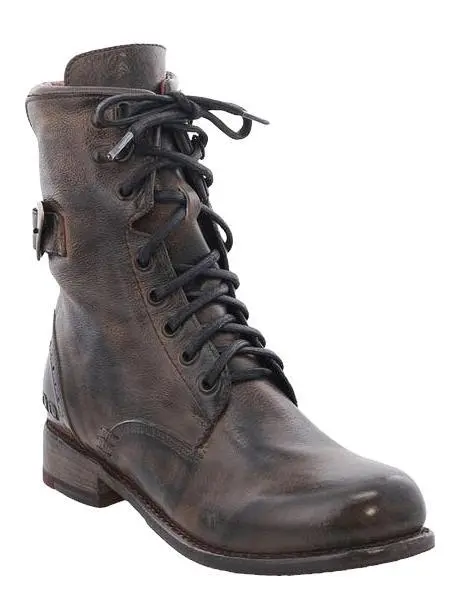 Bed Stu Anne Bootie - Black Rustic Rust