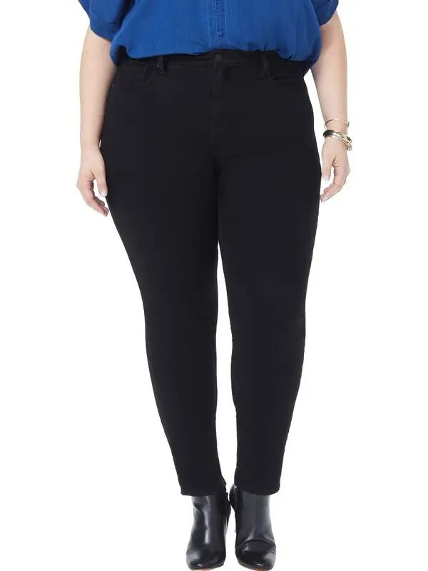 NYDJ Ami High Waist Skinny Jeans - Black