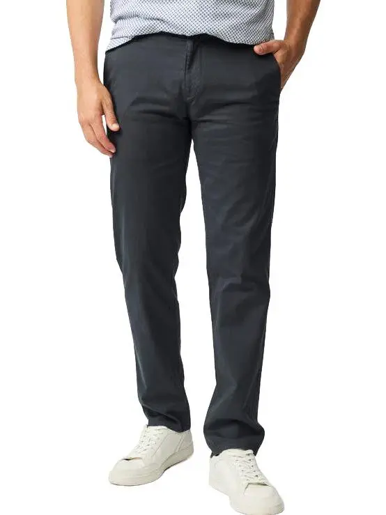 Rodd & Gunn Thomas Road Stretch Cotton Flat Front Chinos - Coal