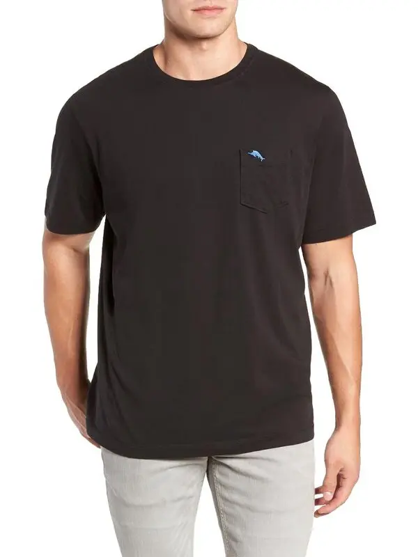 Tommy Bahama New Bali Sky Original Fit Pocket T-shirt - Black