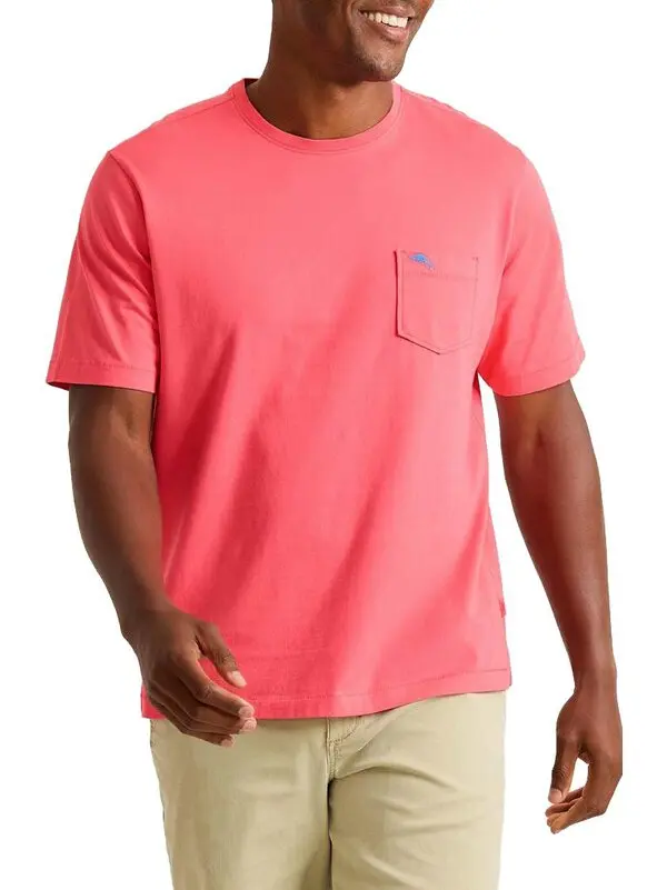 Tommy Bahama New Bali Sky Original Fit Pocket T-shirt - Melon Berry