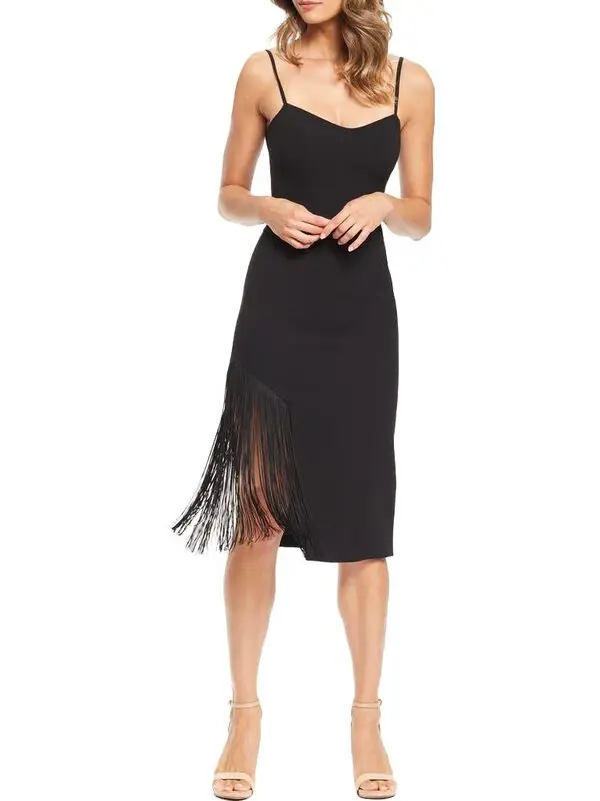 Dress The Population Rory Midi Dress - Black