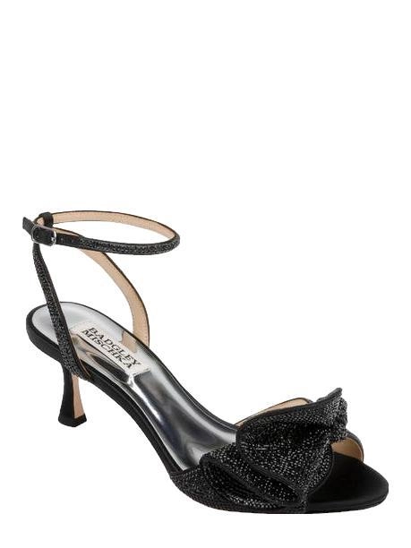 Badgley Mischka Remi Sandal - Blacksatin
