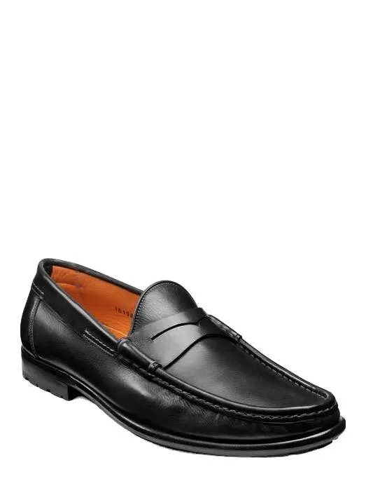 Santoni Ascott Penny Loafer - Black