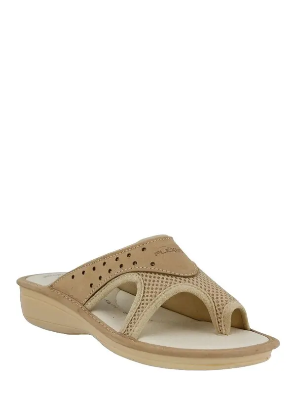 SPRING STEP SHOES Pascalle Slide Sandal - Beige Fabric
