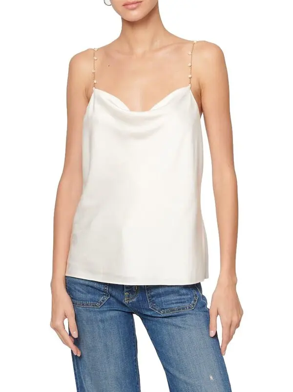 Cami Nyc Busy Silk Camisole - White