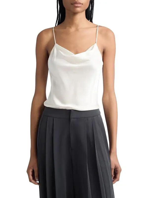 Cinq À Sept Marta Silk Camisole - Ivory
