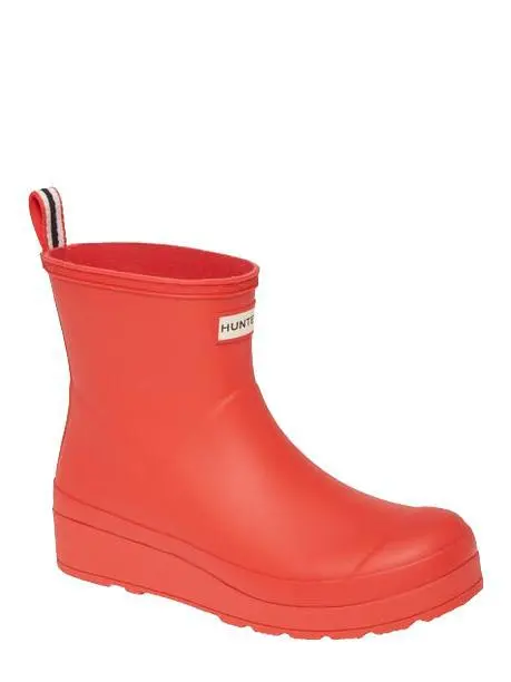 Hunter Original Play Waterproof Rain Bootie - Logo Red