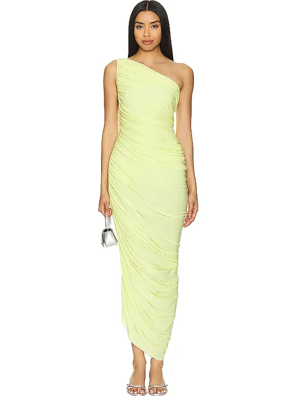 Norma Kamali X Diana Gown - Butter Yellow