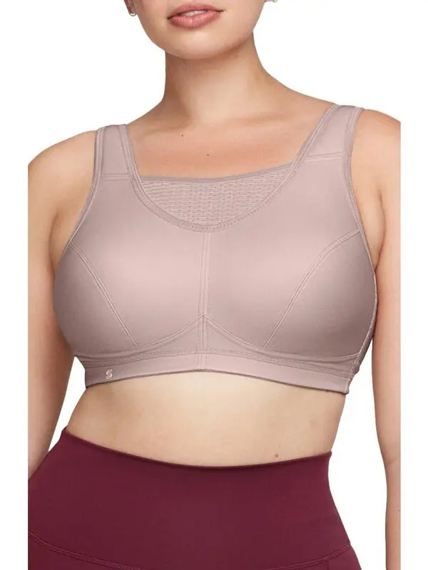 GLAMORISE No-bounce Camisole Elite Sports Bra - Rose Tan