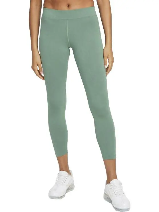Nike Sportswear Essential 7/8 Leggings - Dutch Green/white