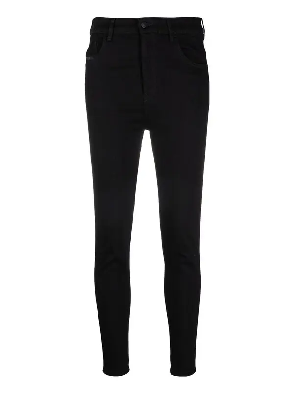 DIESEL® Slandy High-rise Skinny Jeans - Black