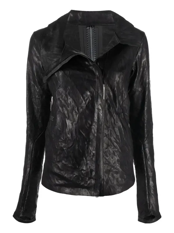 ISAAC SELLAM EXPERIENCE Prudent Leather Jacket - Black