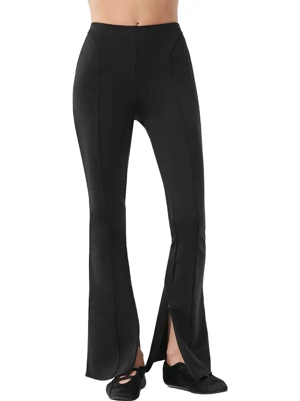 Alo Yoga High-waist Zip It Flare Legging - Black