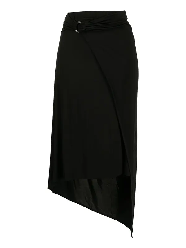 Rabanne Belted-waist Skirt - Black