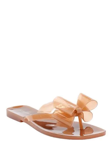 Jeffrey Campbell Sugary Bow Flip Flop - Caramel