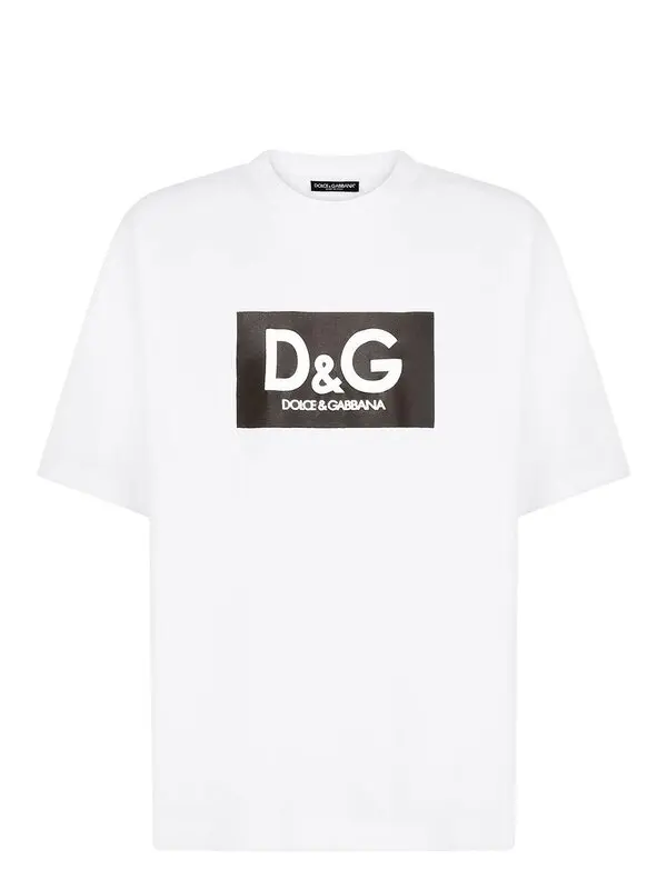 Dolce & Gabbana Logo-print Cotton T-shirt - White