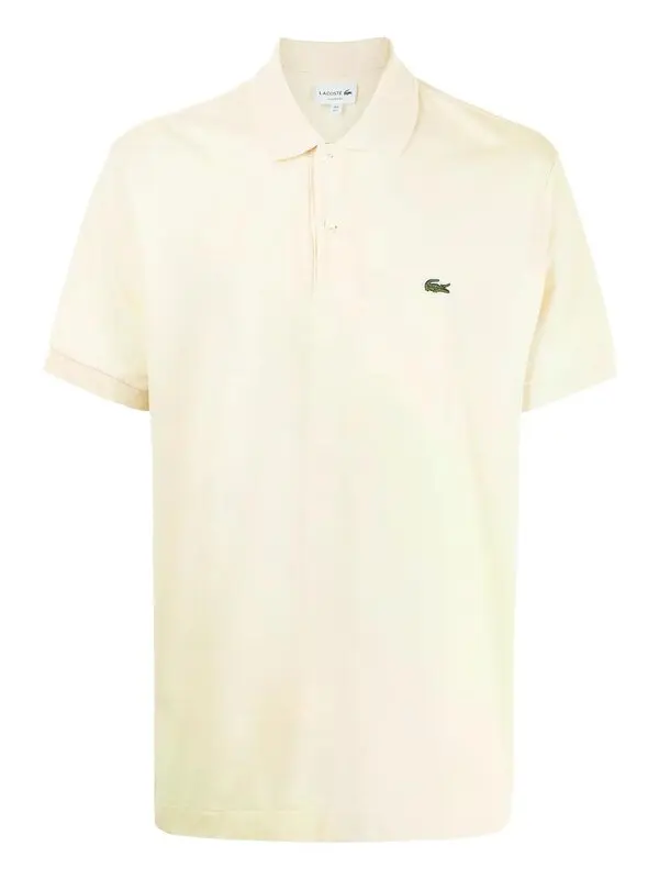 Lacoste Logo-embroidered Polo Shirt - Neutrals
