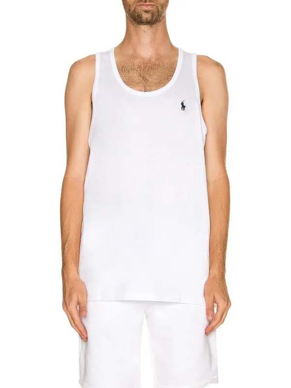 Polo Ralph Lauren Cotton Tank - White