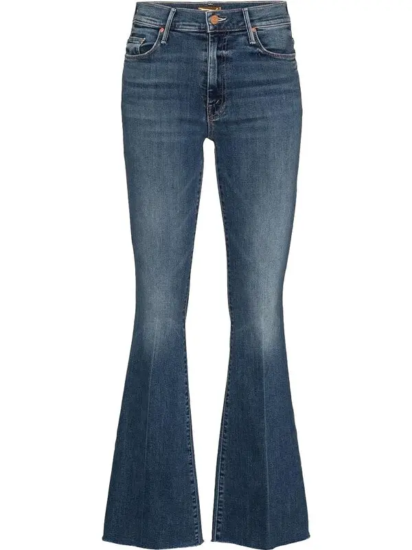 MOTHER The Weekender Flared Jeans - Blue