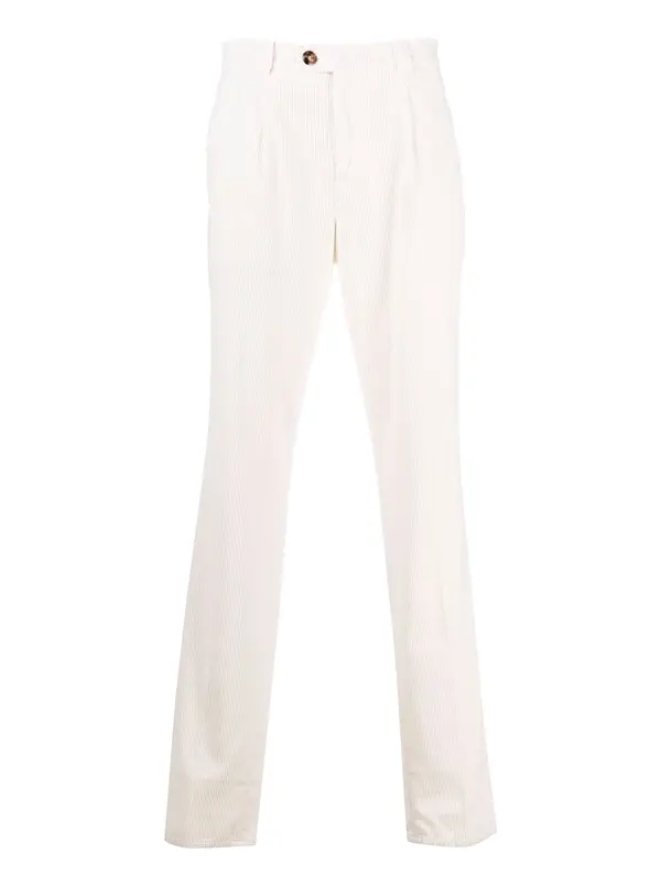 Brunello Cucinelli Slim-cut Chinos - White
