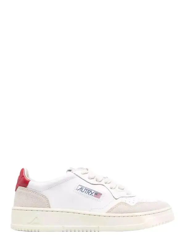 AUTRY Side Logo-patch Sneakers - White