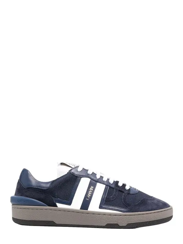 LANVIN Clay Logo Detail Sneakers - Blue