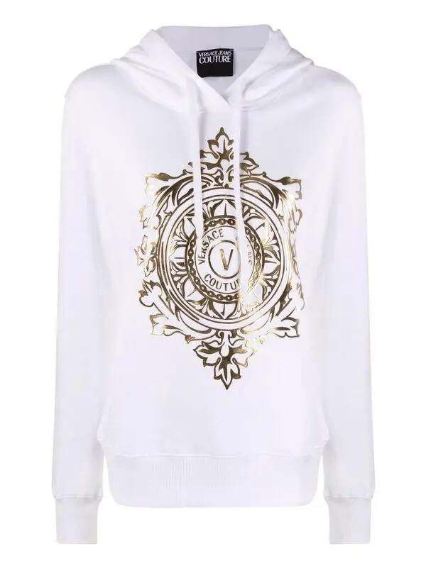Versace Cotton Hoodie - White