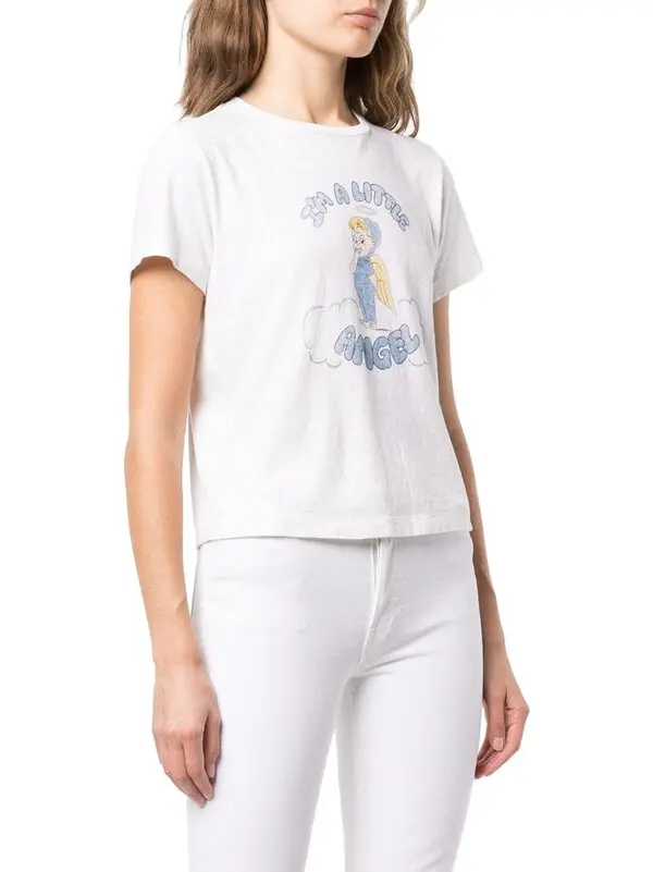 RE/DONE Little Angel T-shirt - White