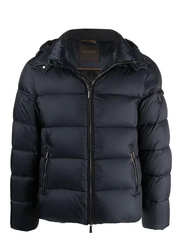 MOORER Padded Down Jacket - Black