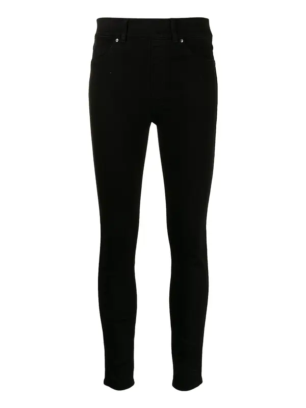 Spanx Mid-rise Skinny Jeans - Black