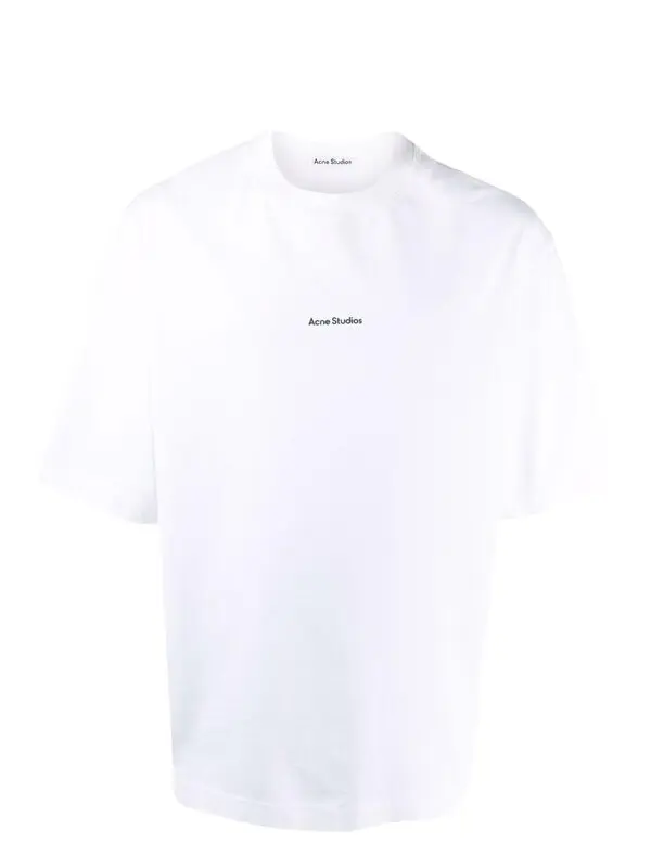 Acne Studios Logo-print Cotton T-shirt - White