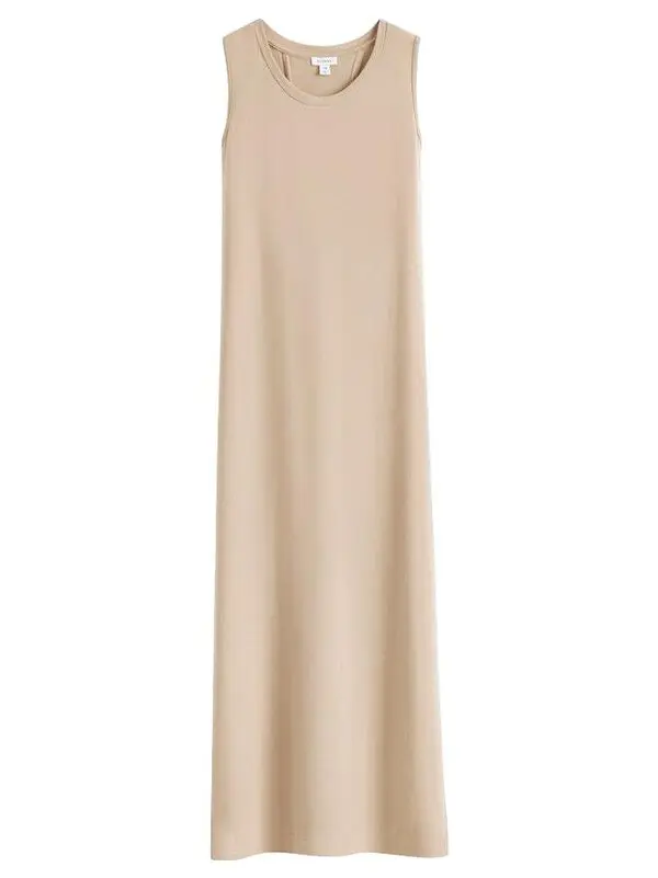 Cuyana Drape-back Dress - Dune