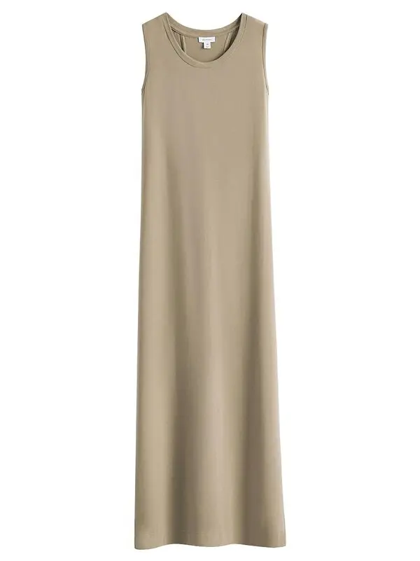 Cuyana Drape-back Dress - Sage