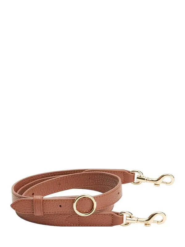 Cuyana Adjustable Leather Strap - Caramel