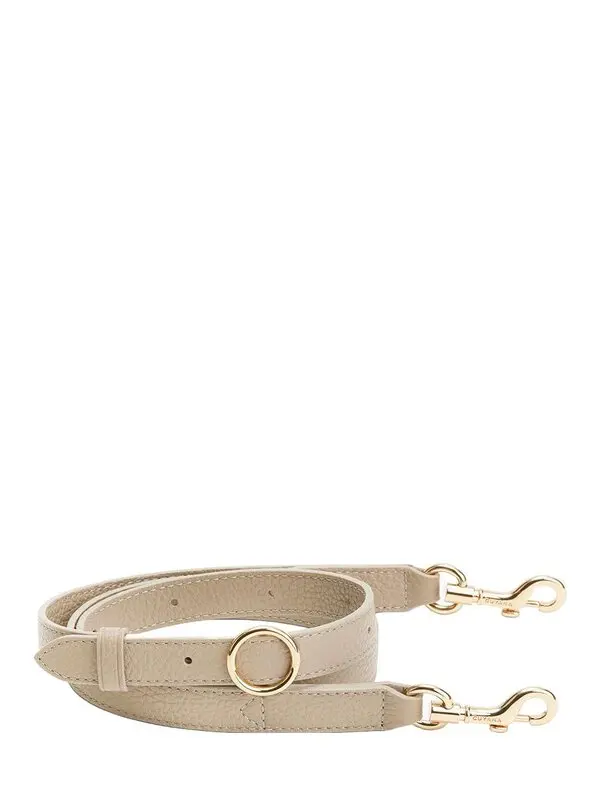 Cuyana Adjustable Leather Strap - Stone