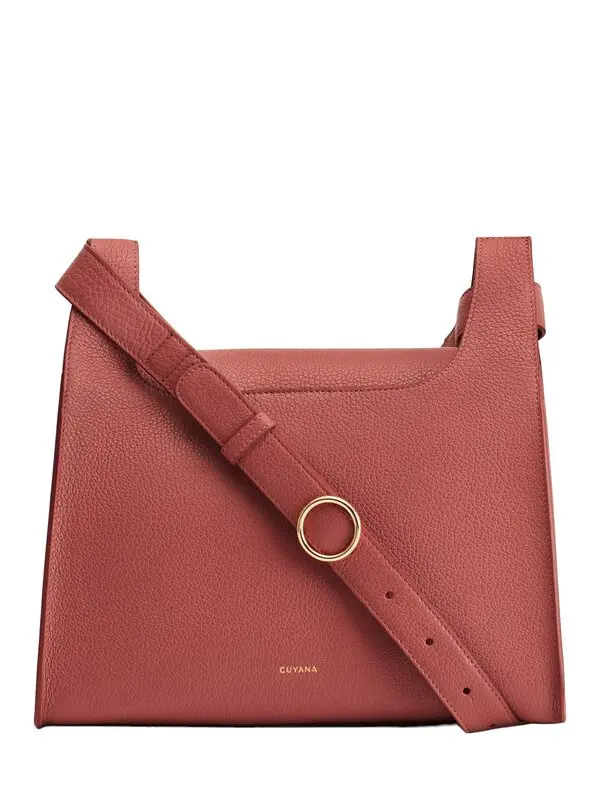 Cuyana Double Loop Bag - Dark Terracotta